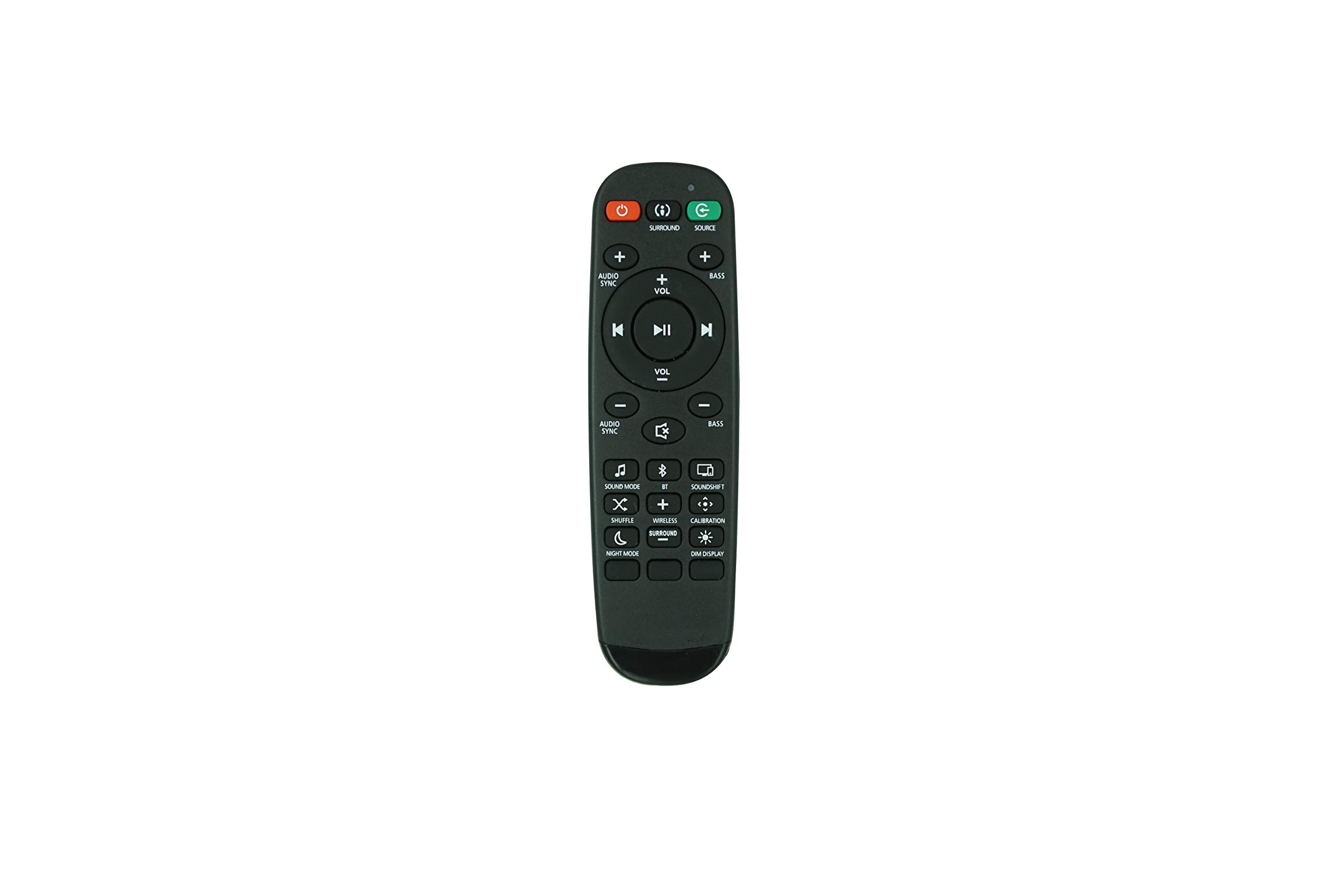 HCDZ Replacement Remote Control for JBL Bar 2.1 JBLBAR21BLK JBLBAR2.1 Channel Soundbar Subwoofer Home Theater Starter System