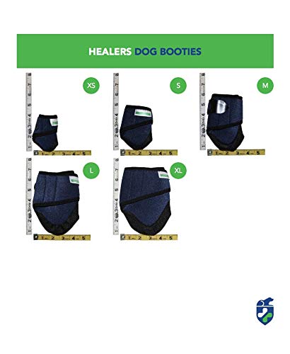 HEALERS PetCare Medical Dog Bootie, Single Unit - Blue