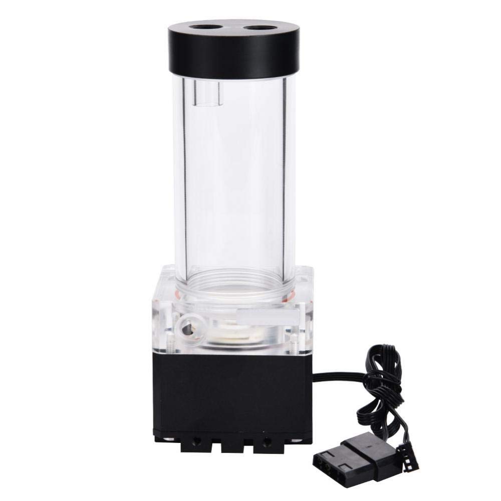 Bewinner 800L/H Mini Water Cooling Pump 0.7A 7V 12cm/ 4.72in, 17cm/ 6.69in Computer Pump 4 Meters Pump Head Fast Heat Dissipation Multi-Level Protection Cool Water Pump(17cm Black)