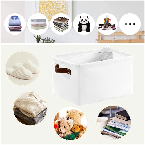 Purple Flower Personalized Custom Name Waterproof Storage Boxs Baskets Clothts Towel Book for Bathroom Office 1 Pack