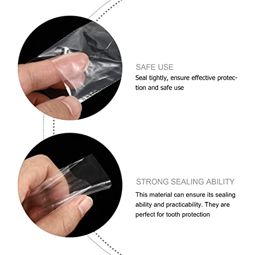 Healifty 500Pcs Professional Dental Protection Bags X-ray Transducer Pockets Sealing Bags