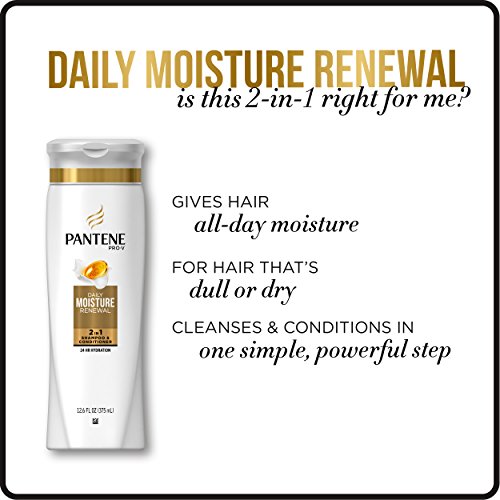 Pantene Pro-V Daily Moisture Renewal 2 In 1 Shampoo & Conditioner, 25 Fl Oz