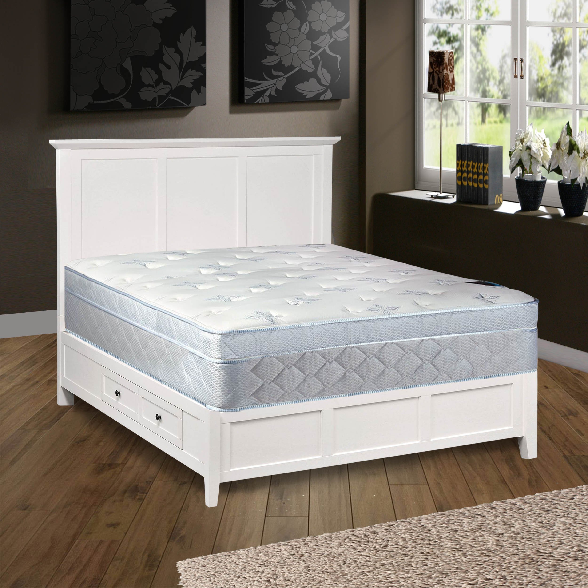 Continental Sleep 10-Inch Plush Foam Encased Hybrid Eurotop Innerspring Fully Assembled Mattress, Full XL