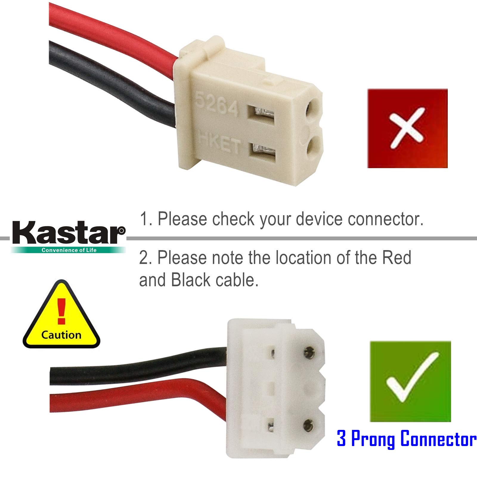 Kastar Battery Replacement for Honeywell Ademco Genuine LYNXRCHKIT-SHA Lynx Backup Battery, 300-03866, LCP500-4B, OSA214, Lynx Plus, Lynx 5100 5200 5210 5300 7000, Lyric Keypad LCP500-L Controller