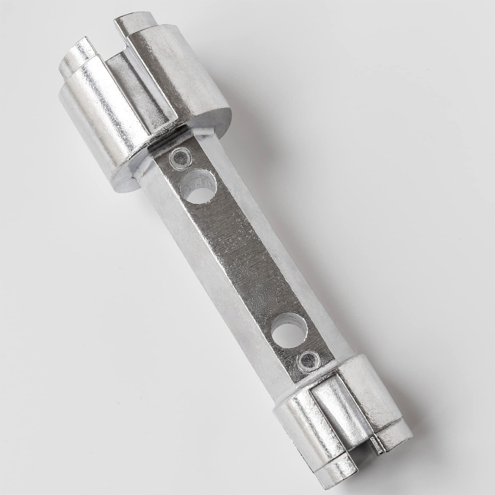 BearHut Tub Drain Remover Wrench Removal Tool Dual Ended Dumbell Wrench Heavy Duty Aluminum