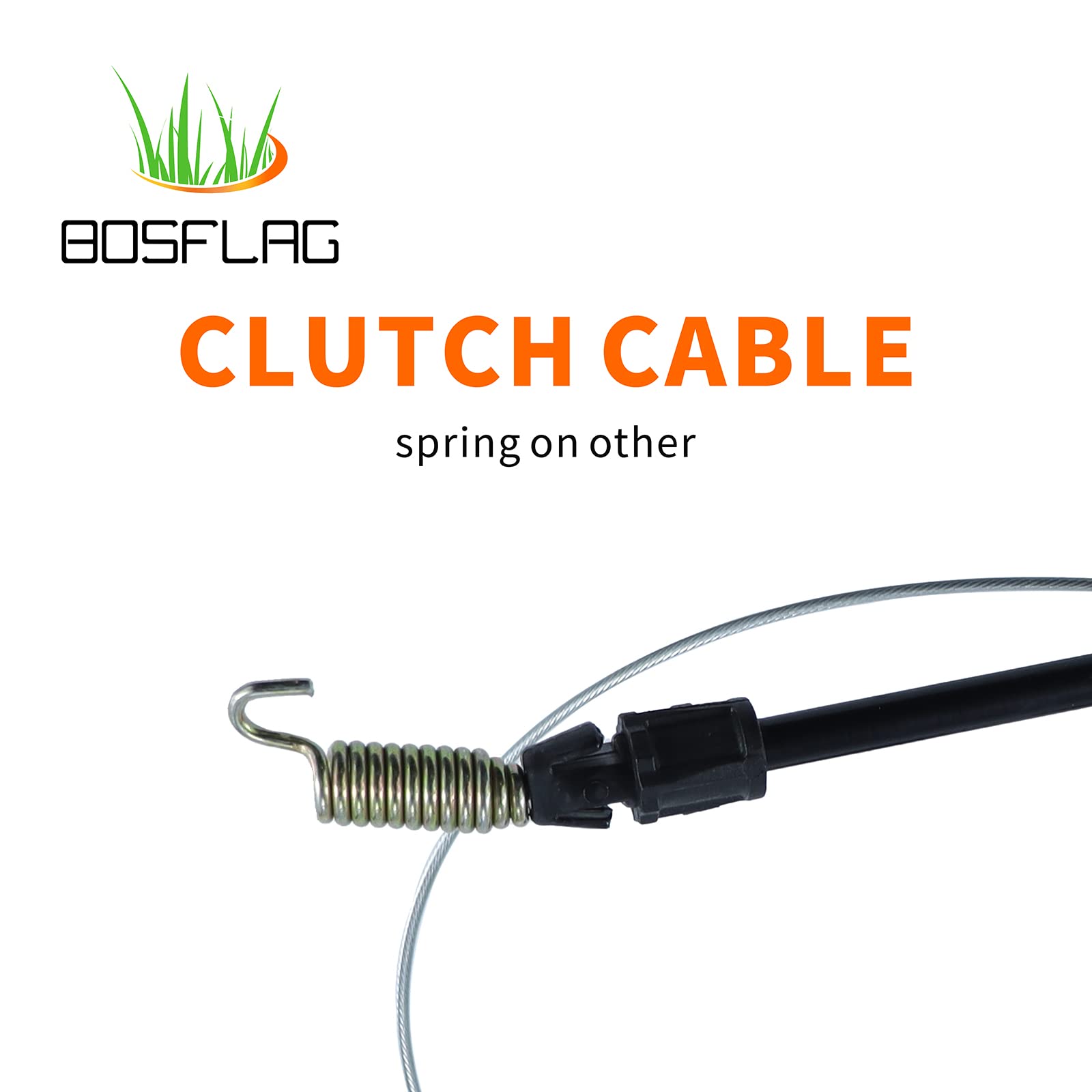 BOSFLAG 946-04091 Control Cable Replaces MTD 946-04091 Clutch Cable, 946 04091, 94604091, 746-04091 Control Cable, 746 04091 Control Cable, 74604091 for Troy-Bilt Squall 521, 721, 5521 Snowblower