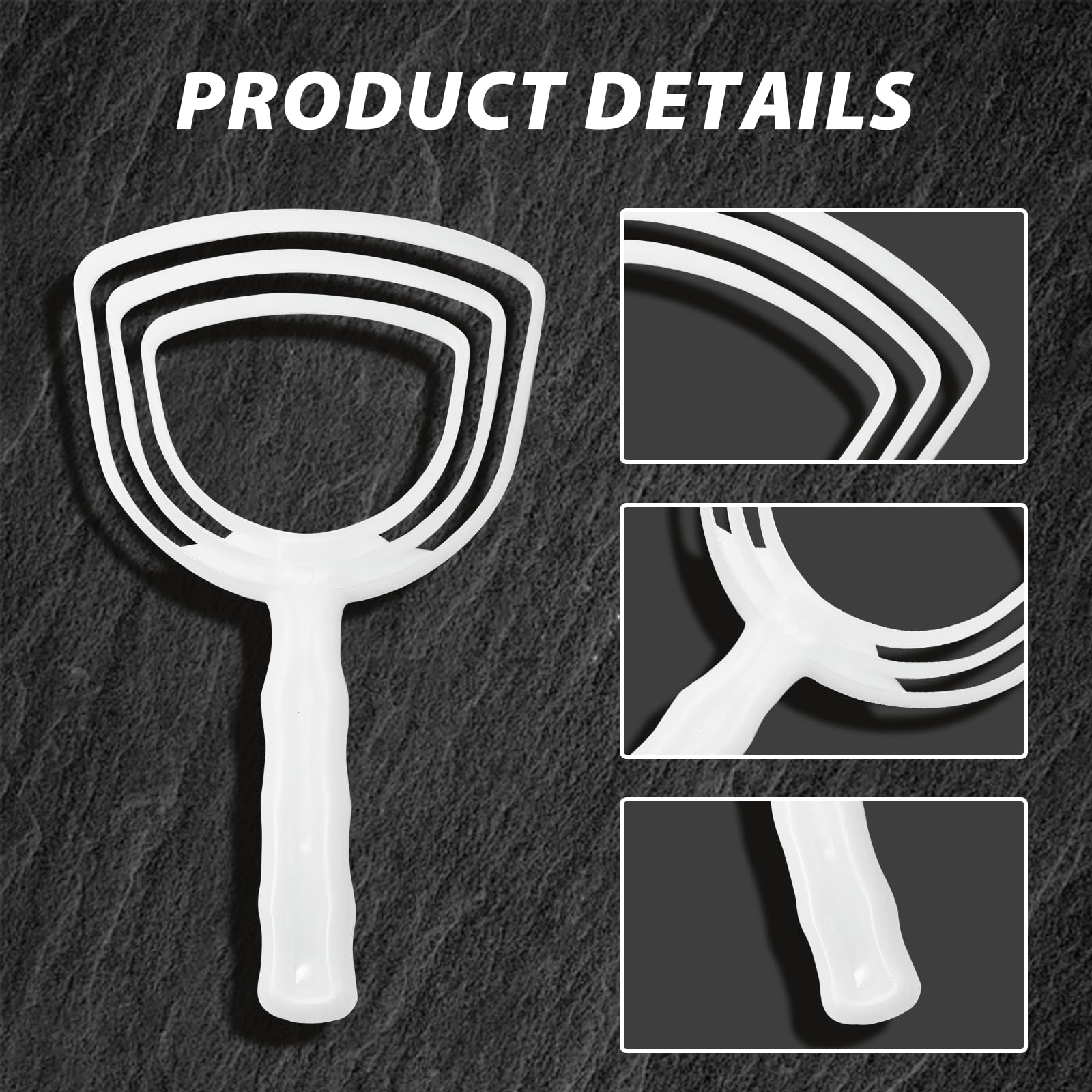 Coufce 4 Pack Bone Dust Scraper Meat Scraper Set Bone Dust Remover Fish Scale Scraper Versatile Tools for Butchering and Fish Scaling