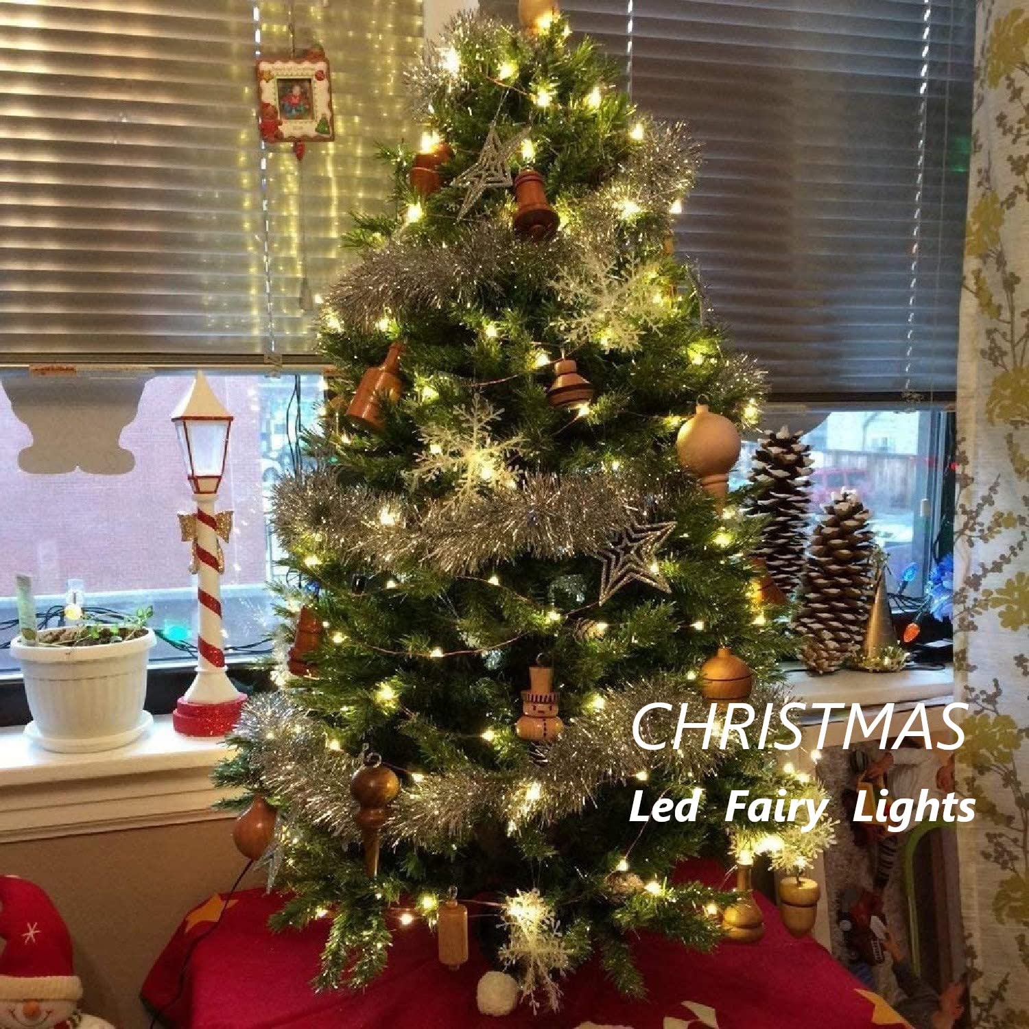 Battery Fairy Lights Led String Lights with Timer 20LED Battery Operated String Lights Copper Wire Light for Indoor Outdoor Lighting Bedroom Wedding Decor Party Christmas Tree Decoration