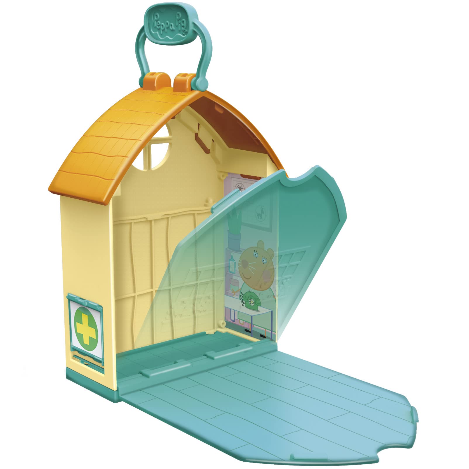 Peppa Pig Peppa’s Adventures Peppa Visits The Vet Fun Playset Preschool Toy, Includes 1 Figure and 3 Accessories, Ages 3 and Up