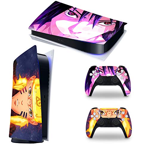 Anime Ninja Series PS5 Standard Edition Console and Controller 5 Controller Skin Set - PlayStation 5 Vinyl