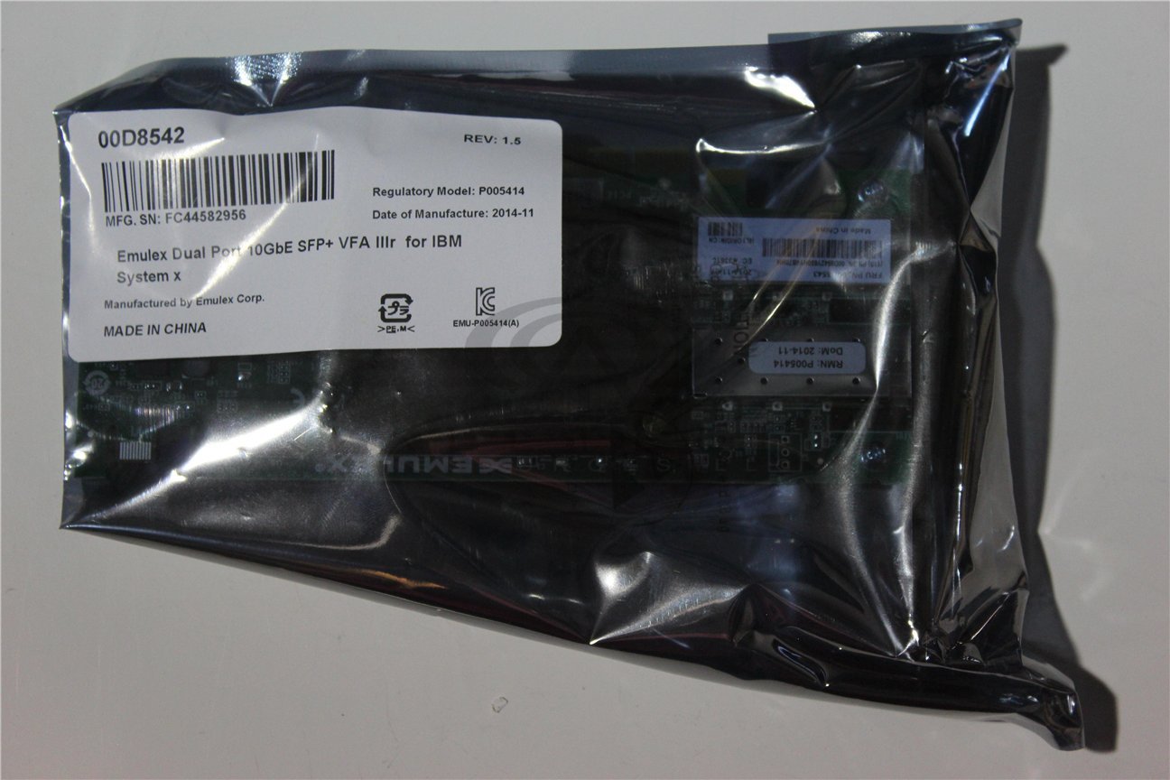 Qnap SP-E10G-SFP+-DAC Dual-Port 10GbE Card for TS-x79, SFP+ DAC, Emulex OCe11102-NX (SP-E10G-SFP+-DAC)