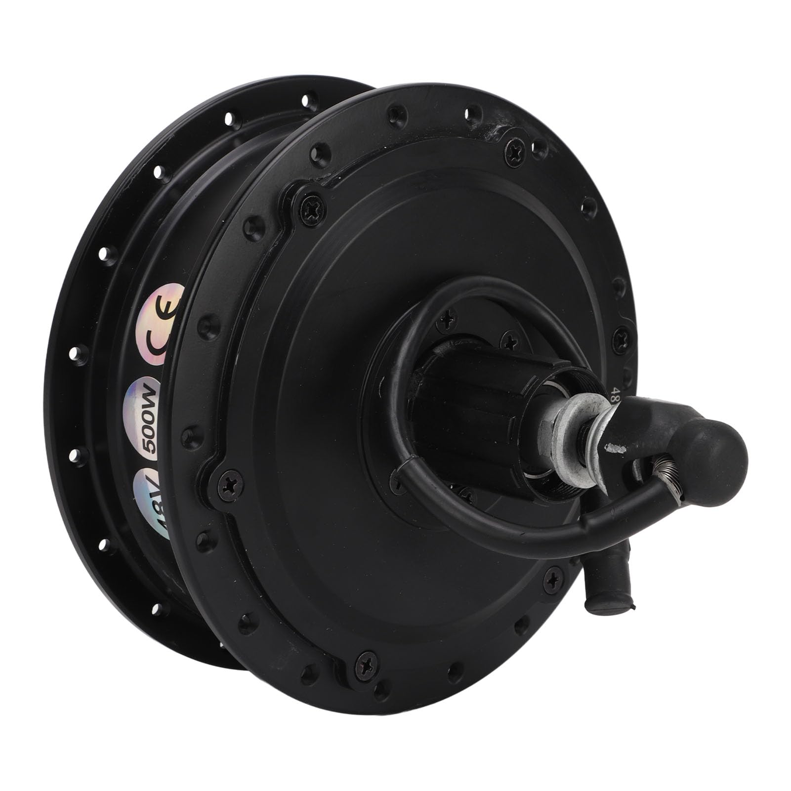Bicycle Hub Motor Wheel Kit, Lightweight 48V 500W Electric Bike Conversion Kit (for 27.5in Rim Spokes)