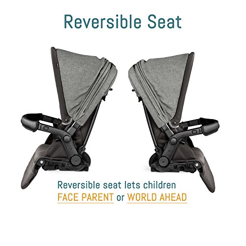 Peg Perego Pop-Up Seat for Triplette Stroller - Compatible with The Triplette, Duette, and Team Strollers - Made in Italy - Terracotta