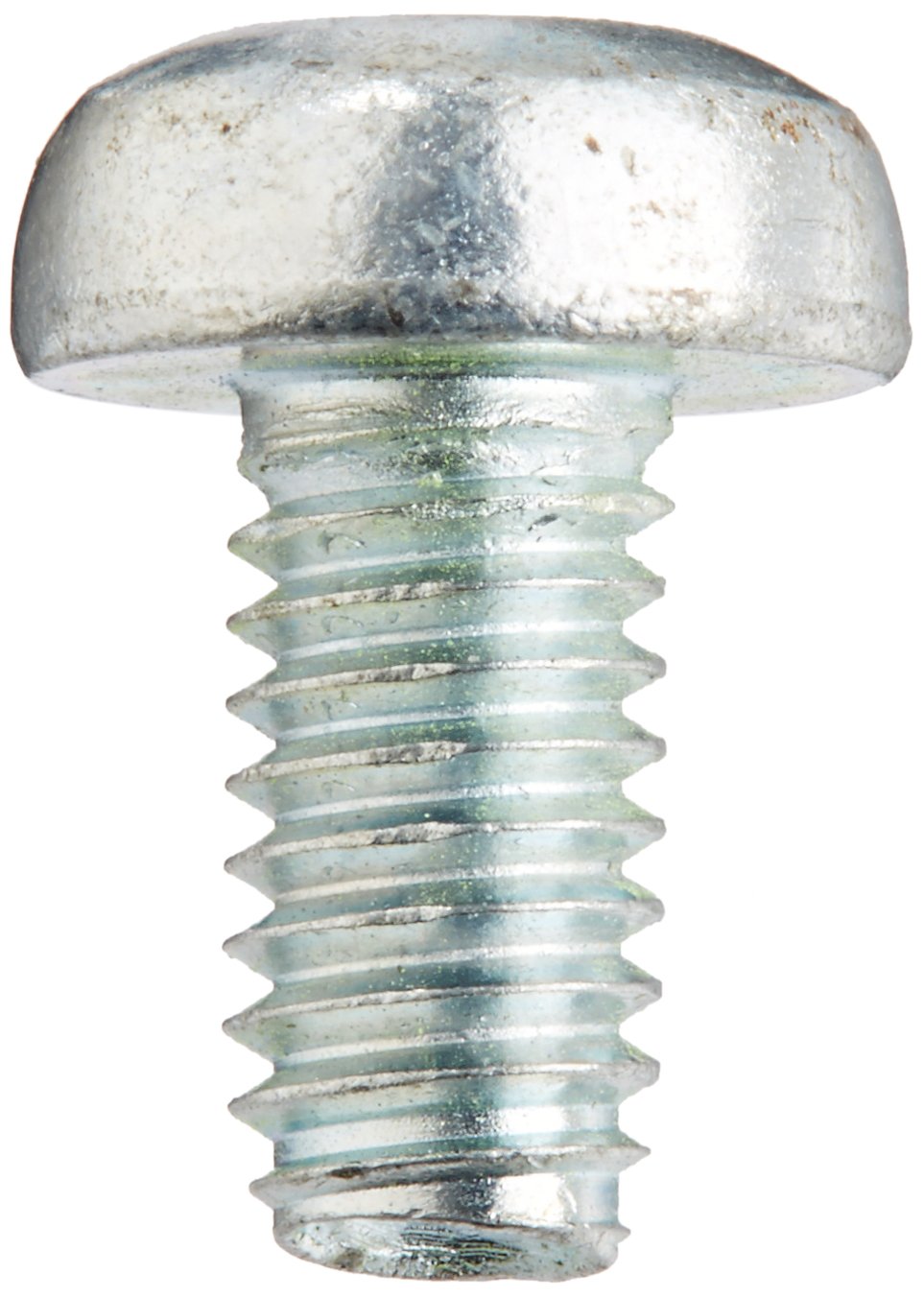 Small Parts M48D7500T Steel Thread Rolling Screw for Metal, Zinc Plated, Pan Head, Star Drive, Metric, M4-0.7 Thread Size, 8 mm Length (Pack of 100)