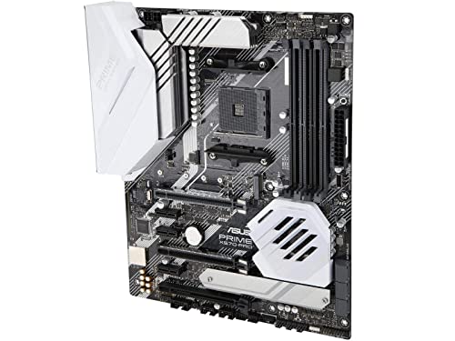ASUS Prime X570-Pro AM4 Zen 3 Ryzen 5000 & 3rd Gen Ryzen ATX Motherboard with PCIe Gen4, Dual M.2 HDMI, SATA 6GB/s USB 3.2 Gen 2 Motherboard