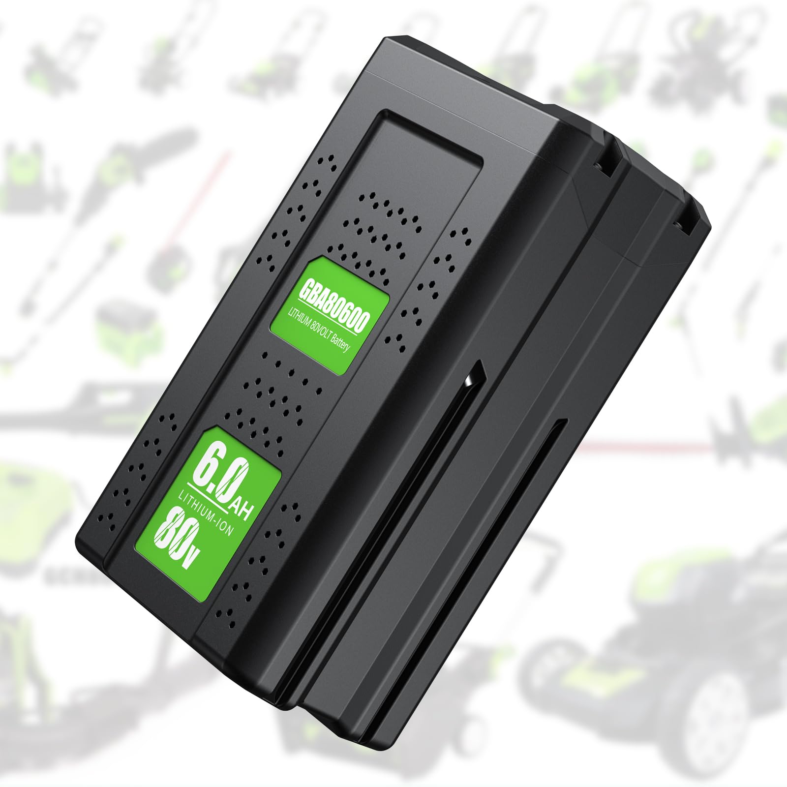 Bonacell 6.0Ah 80V Replacement for Greenworks 80V Battery, Lithium Ion Battery GBA80200 GBA80300 GBA80400 GBA80500 Compatible with Greenworks 80 Volt Max Power Tools Battery
