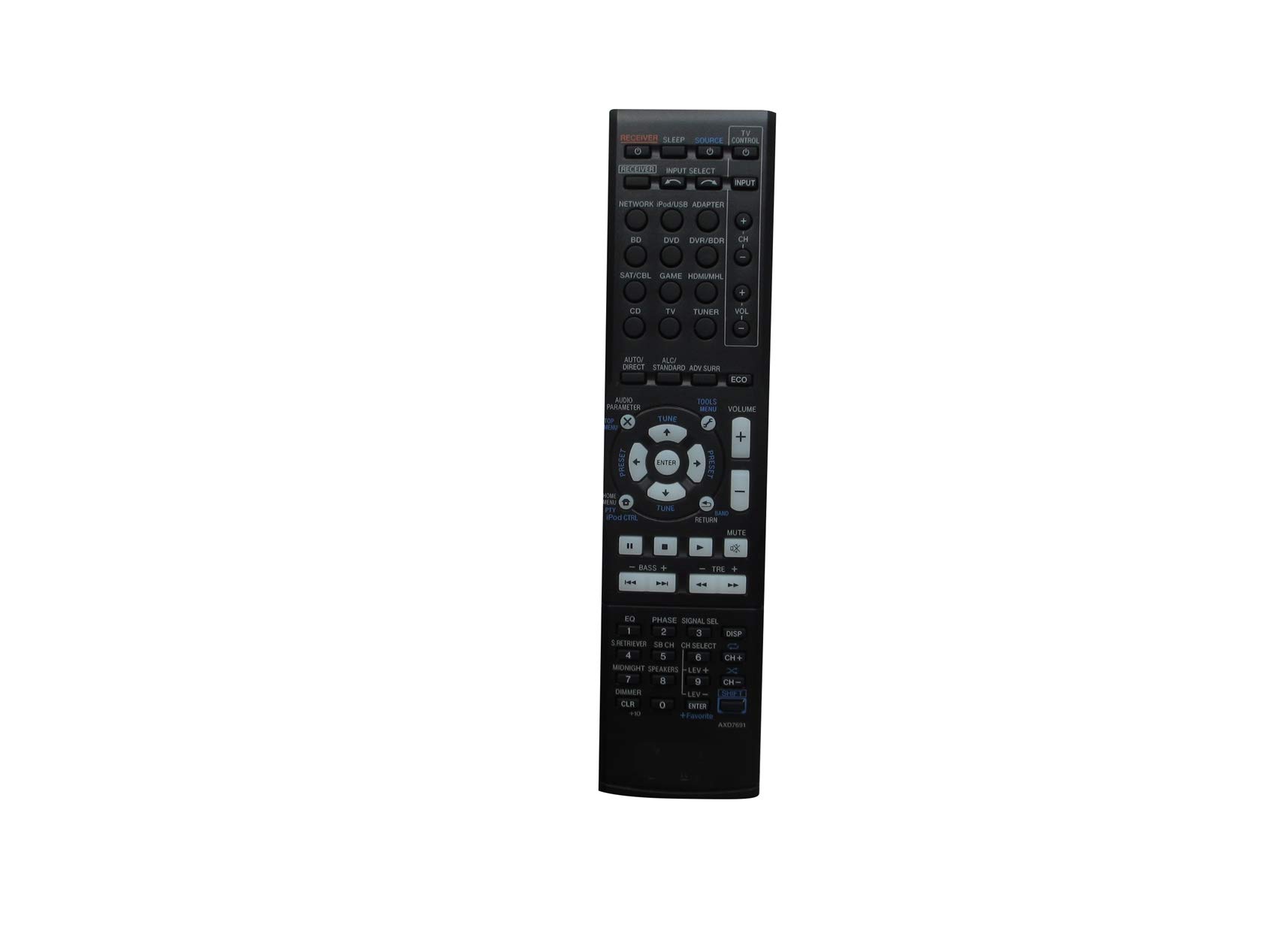 HCDZ Replacement Remote Control for Pioneer XXD3051 VSX-D712 VSX-D712-K VSX-D812 VSX-D812-K VSX-D812-S Audio Video Multi-Chanel AV Receiver