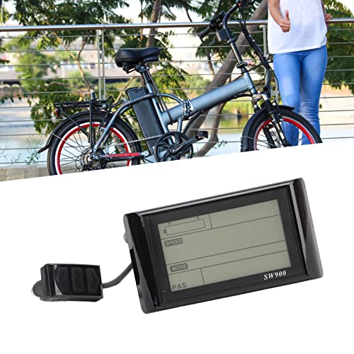 Bike LCD Display Meter, Useful Data ABS Shell Waterproof a Electric Bike Panel for Scooter