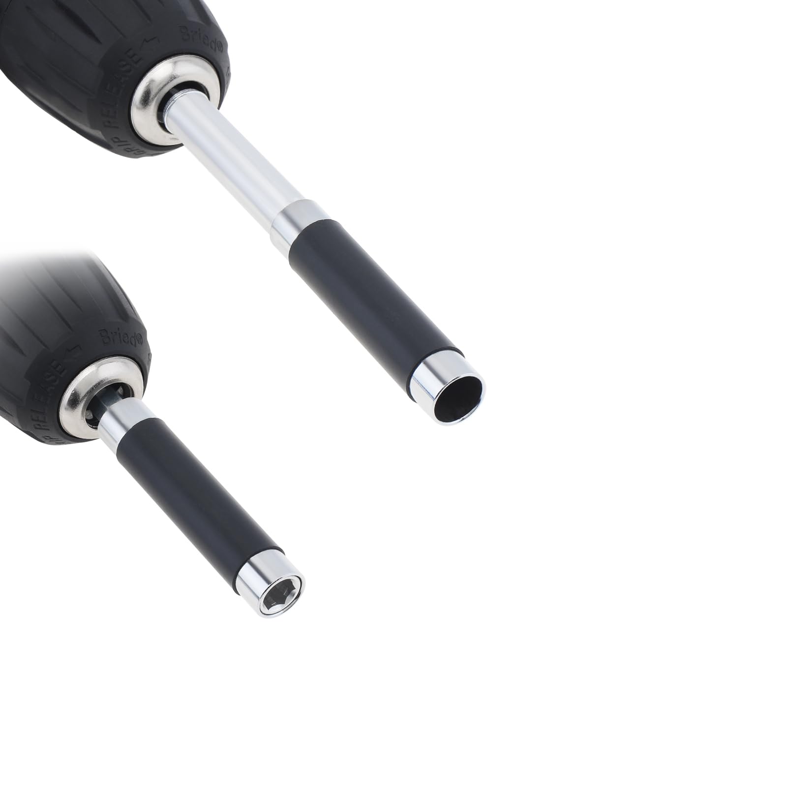 ChgImposs 3pcs/set Scalable Magnetic Screw Drive Guide Drill Bit Tip Holder Screwdriver Bit Holder Extension Bar Adapter, Drill Bit Guide Rod Adapter