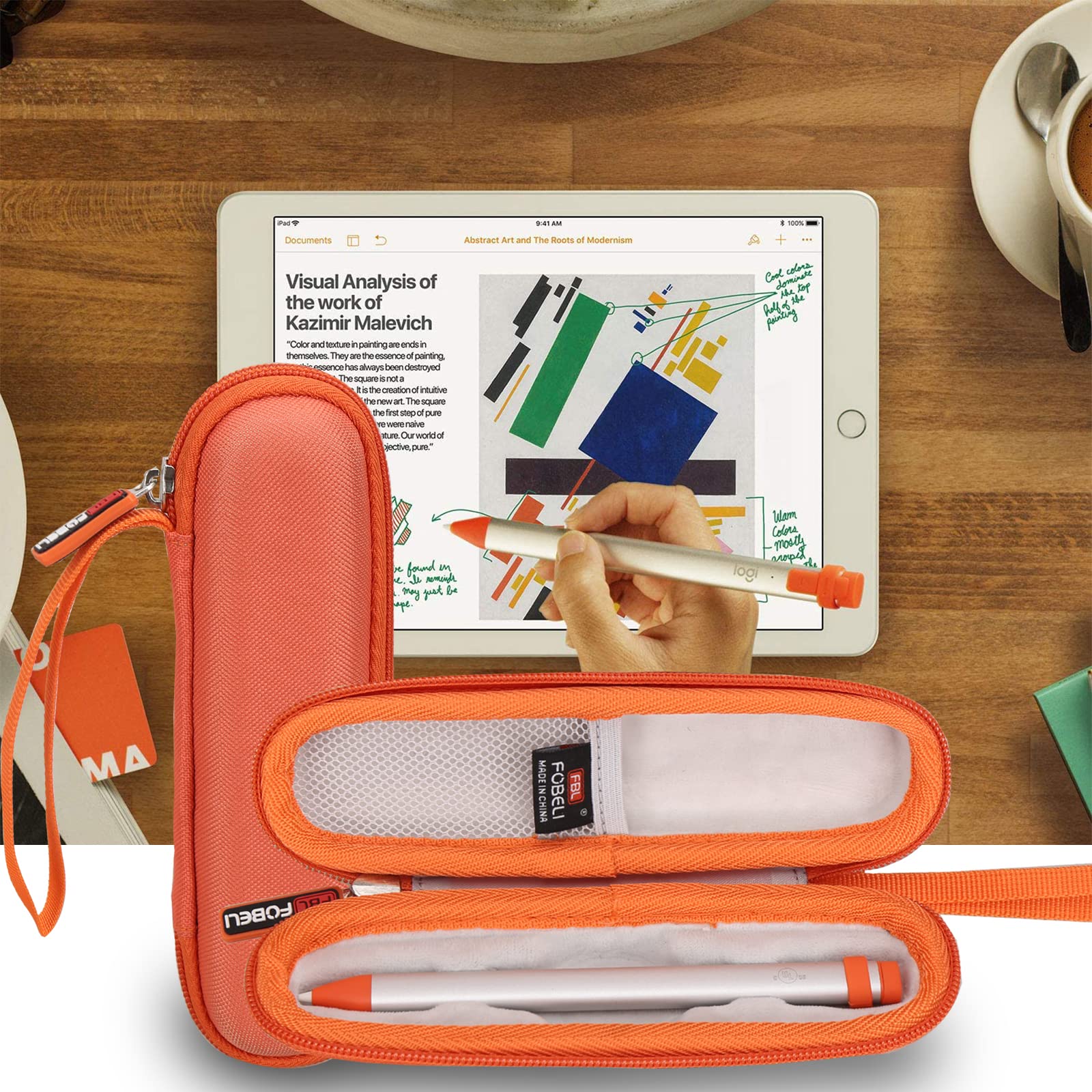 FBLFOBELI Hard Storage Case for Logitech Crayon Digital Pencil, Hard EVA Protective Carrying Case