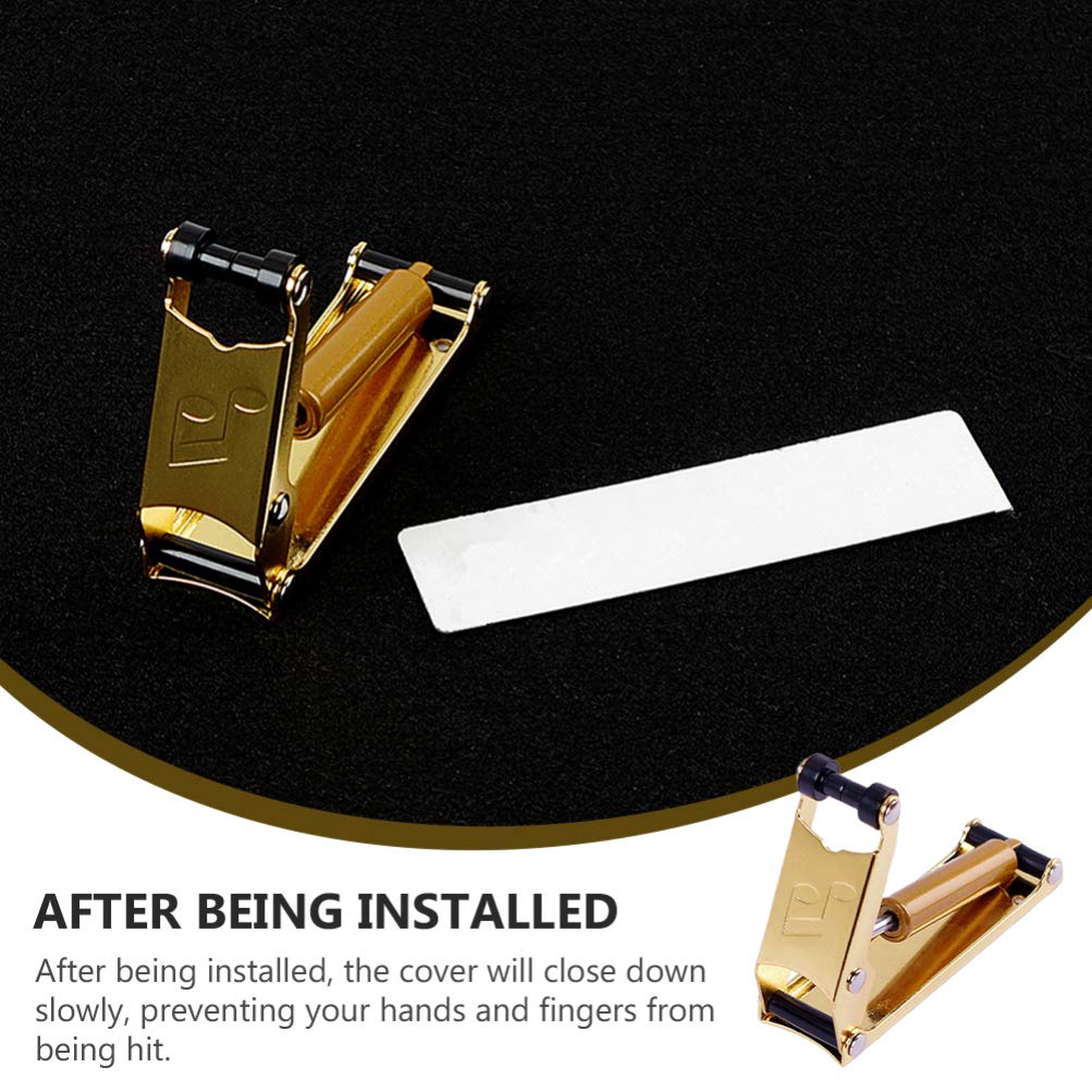 ARTIBETTER Piano Slow Soft Fall Device Piano Pressure Fallboard Decelerator for Piano Cover Descend Control Equipment