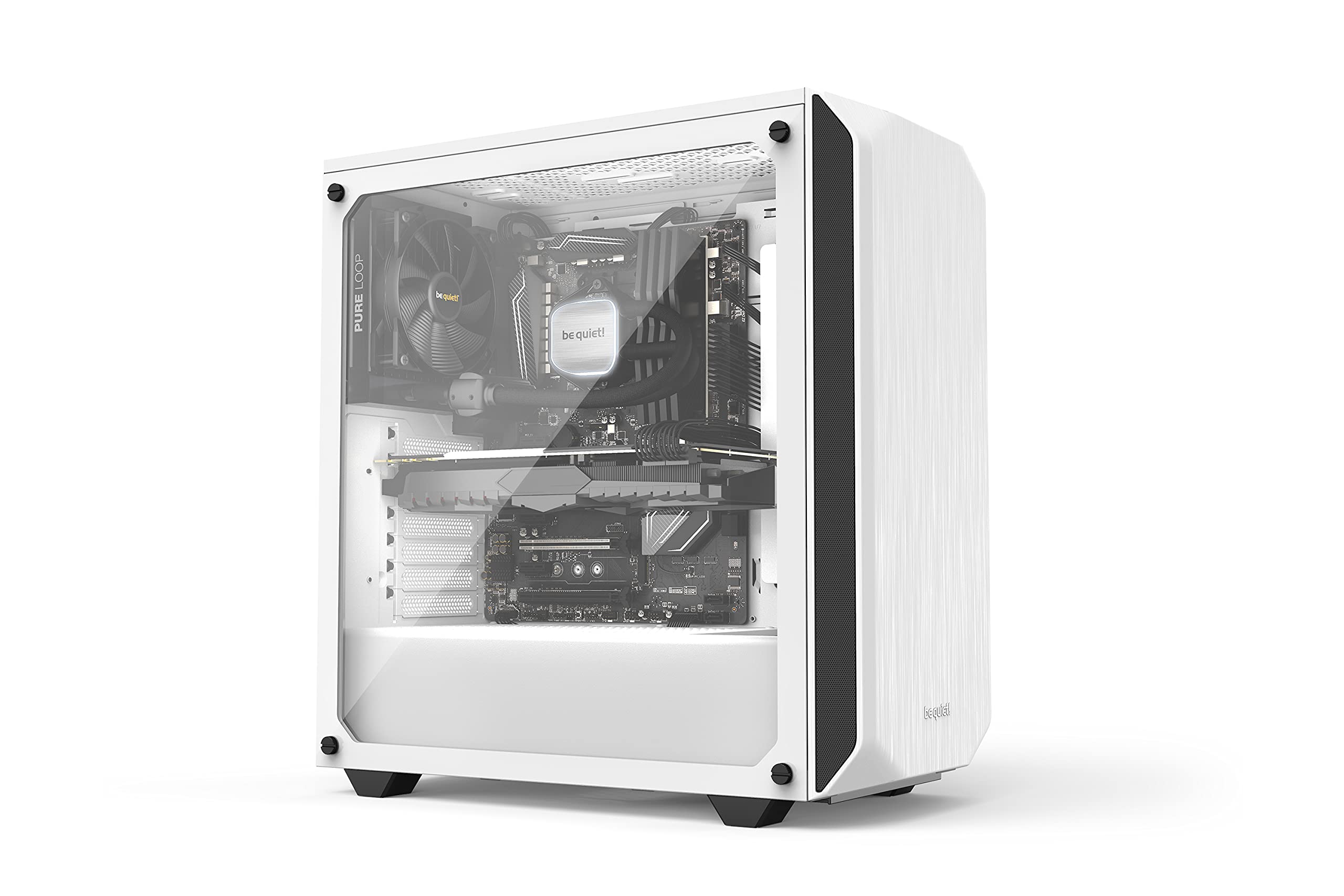be quiet! Pure Loop 120mm All-in-One Water Cooling System | Intel 1700 1200 2066 1150 1151 1155 2011 Square ILM | AMD4 AMD5 | BW005