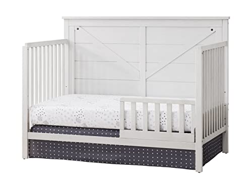 Oxford Baby Montauk Crib to Toddler Bed Guard Rail Conversion Kit, Barn White, GreenGuard Gold Certified