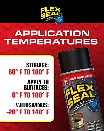Flex Seal, 14 oz, Gray, Stop Leaks Instantly, Waterproof Rubber Spray On Sealant Coating, Perfect for Gutters, Wood, RV, Campers, Roof Repair, Skylights, Windows, and More