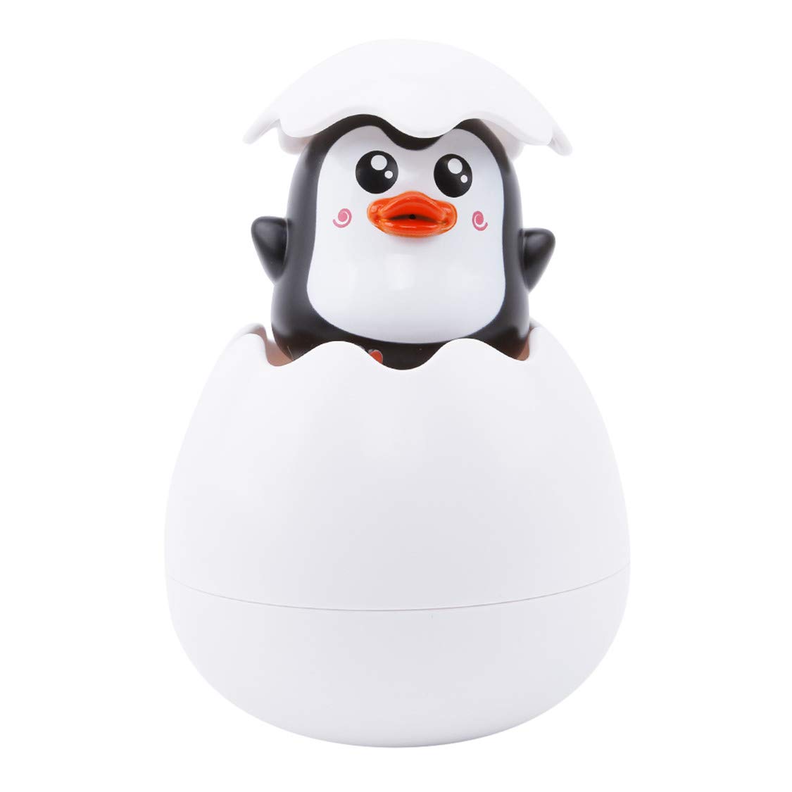 Idiytip Baby Bathing Toy Duck Penguin Egg Water Spray Sprinkler Bathroom Sprinkling Shower Swimming Water Toys Kids Gift,penguin