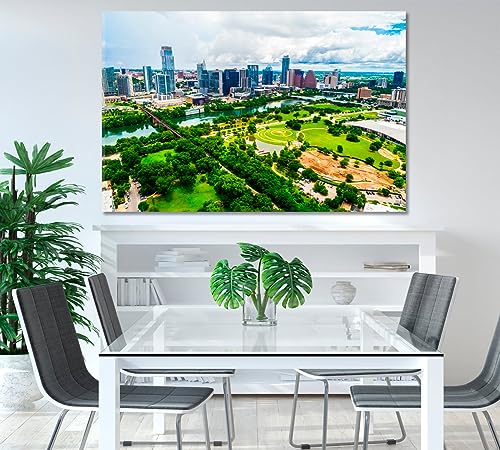 Austin Cityscape USA Canvas Print 3 Panels / 36x24 inches