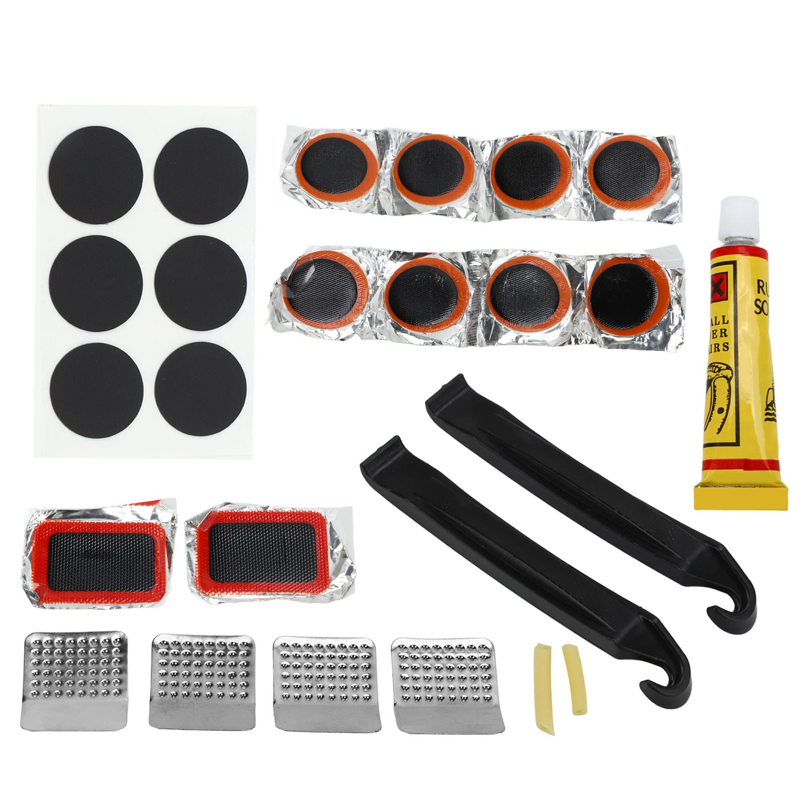 Bike Puncture Repair Kit, Self Adhesive Patches Repair Patch Kit for Road Bike