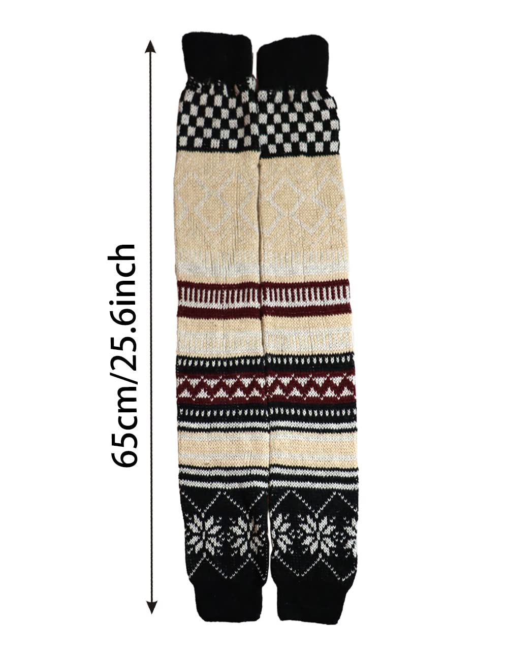 Anlaey Extra Long Cable Knit Over the Knee Thigh High Cotton Stocking Socks Leg Warmers Boot Socks for Women