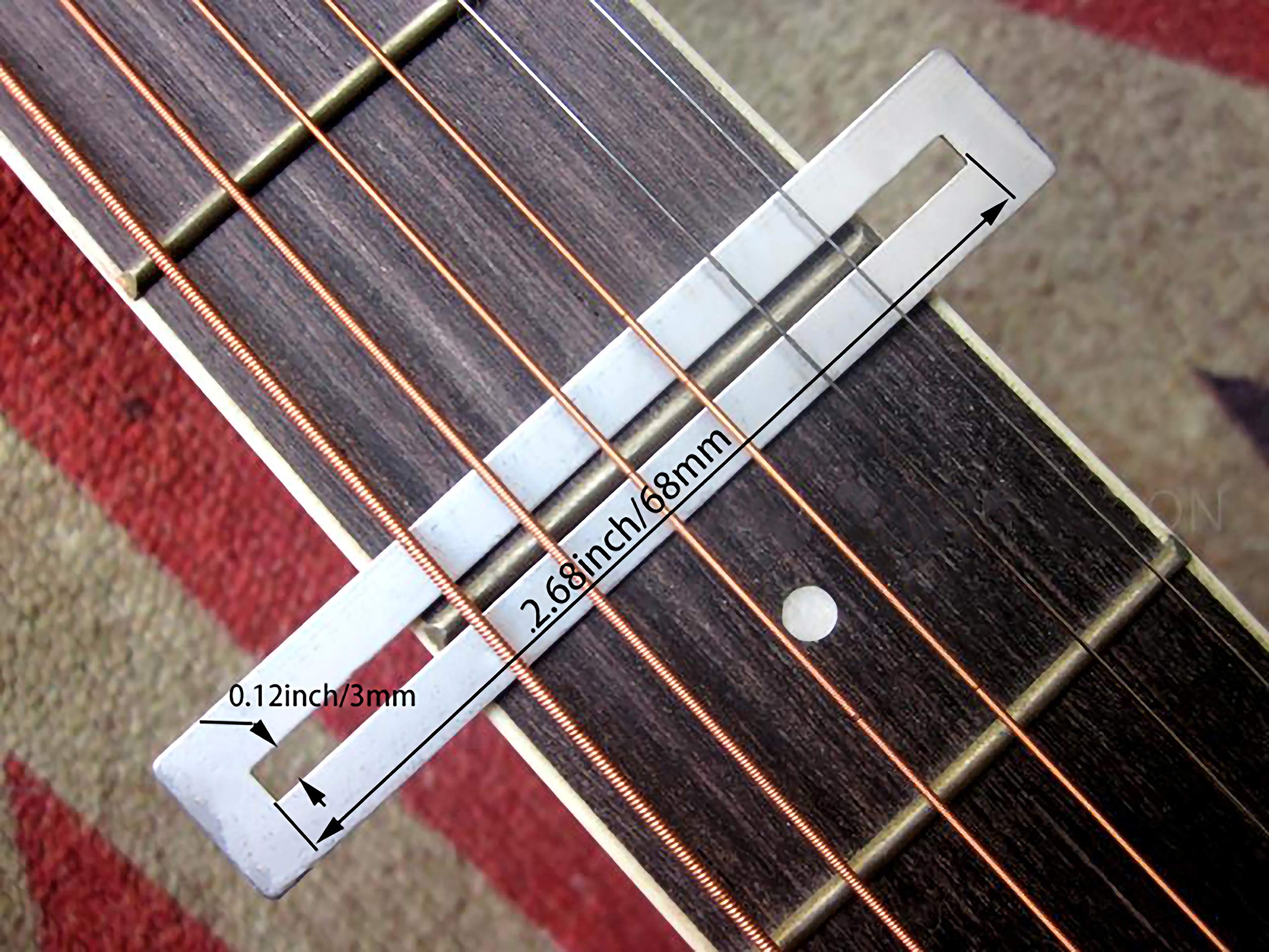 KEWAYO Guitar Fingerboard Luthier Tool Set Including Guitar Fret Crowning Luthier File, Fret Leveling Beam Sanding Leveler Beam and Fingerboard Guard Protectors for Guitar Bass