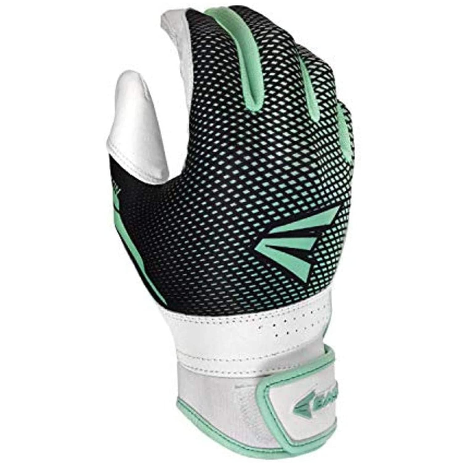 EASTON HYPERLITE Fastpitch Softball Batting Gloves | Pair | Girls | Small | White | 2020 | Flexible & Lightweight Sublimated Design | Durable 2 Piece Palm | Comfort Neoprene Band Strap