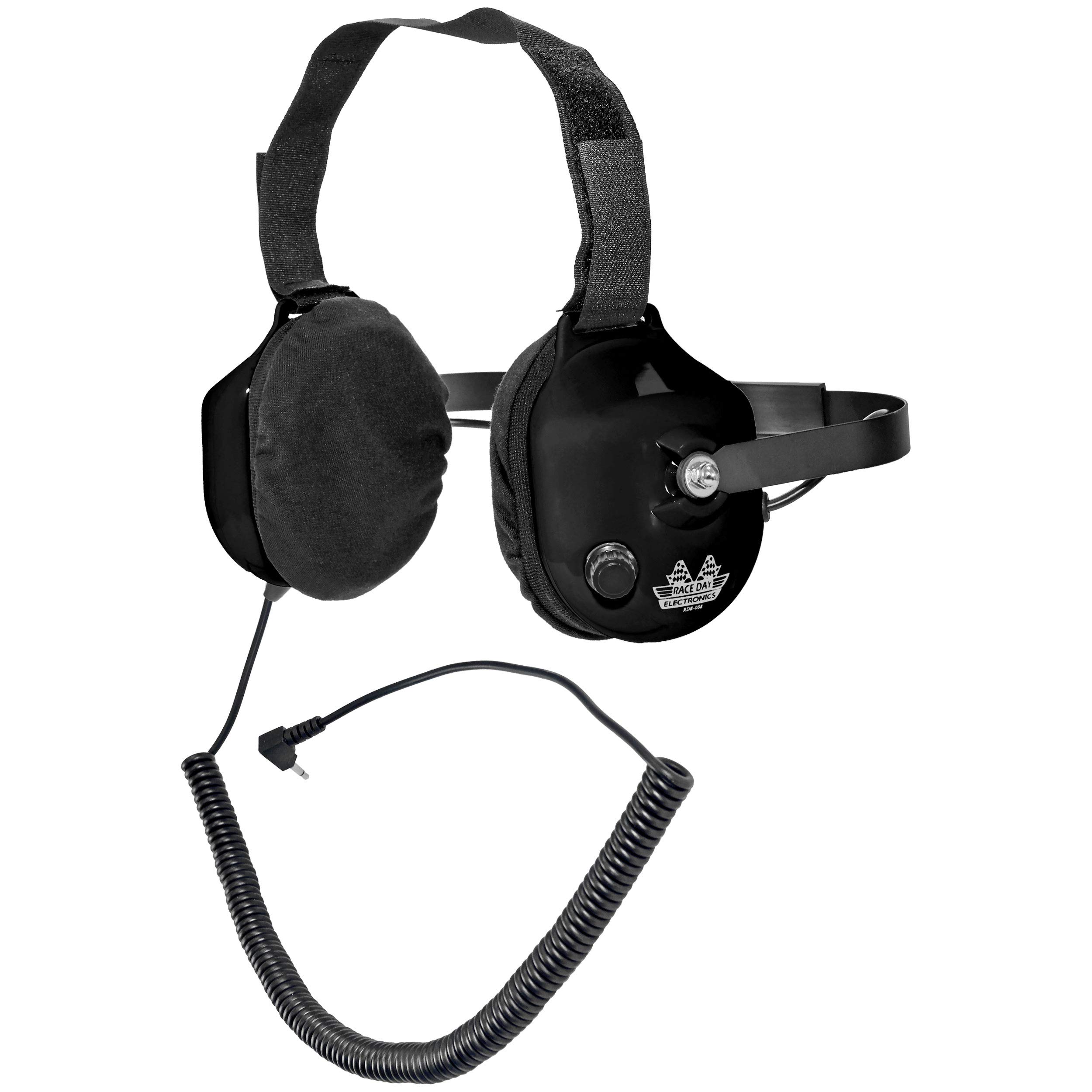 Race Day Electronics Behind Head Earphones/Headphones Headset for Racing Scanners