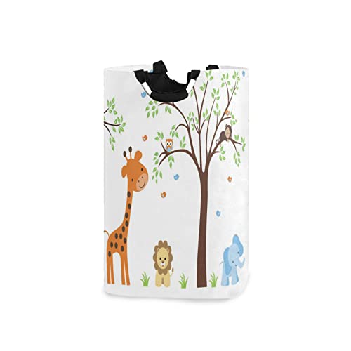 Laundry Basket Large Collapsible Dirty Laundry Hamper Bag Tall Fabric Storage Baskets Rectangle Folding Washing Bin Hand Clothes Organizer for Kids,Dorm 53L (color45)