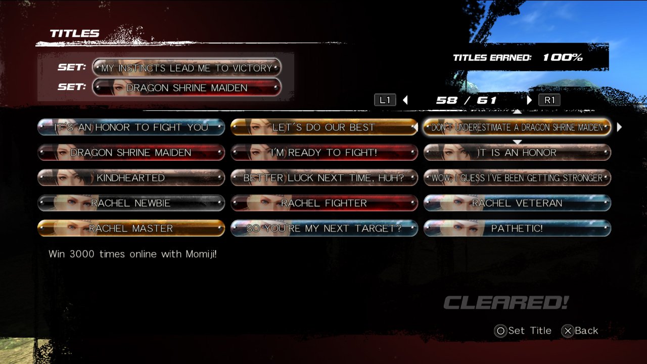 Dead or Alive 5 Ultimate - PS3