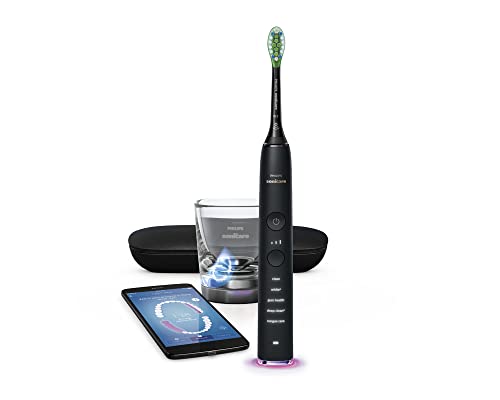 Philips Sonicare DiamondClean Smart 9500 Rechargeable Electric Power Toothbrush, Black, HX9924/11