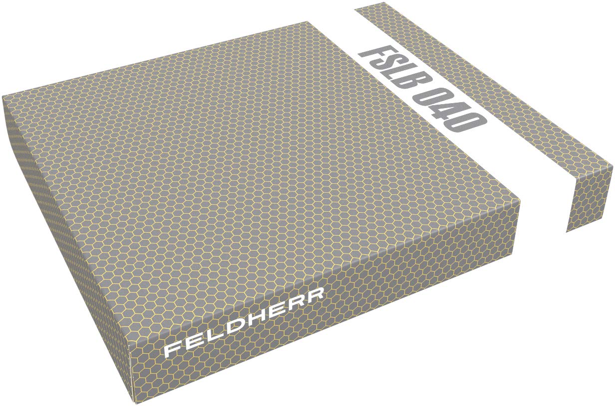 Feldherr Storage Box FSLB040 for Model Railway locomotives, Wagons and Vehicles - 9 Slots for N Gauge Vertical, Amount:3 pcs.