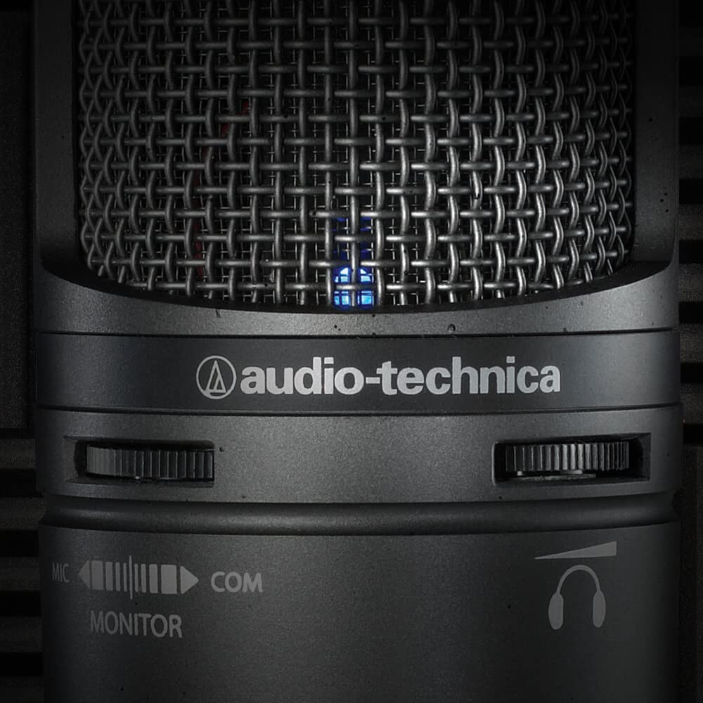 Audio-Technica AT2020USB+ Cardioid Condenser USB Microphone, Black