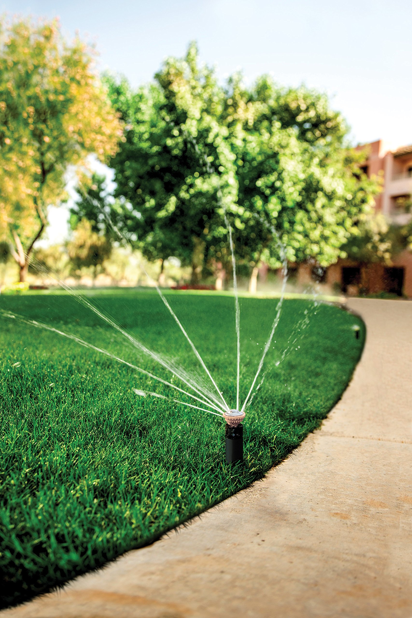 Rain Bird 12SA-RVAN Mini Rotary Pop-Up Spray, Hand Adjustable 45° - 270° Pattern, 13' - 18' Spray Distance, 4" Pop-up Height