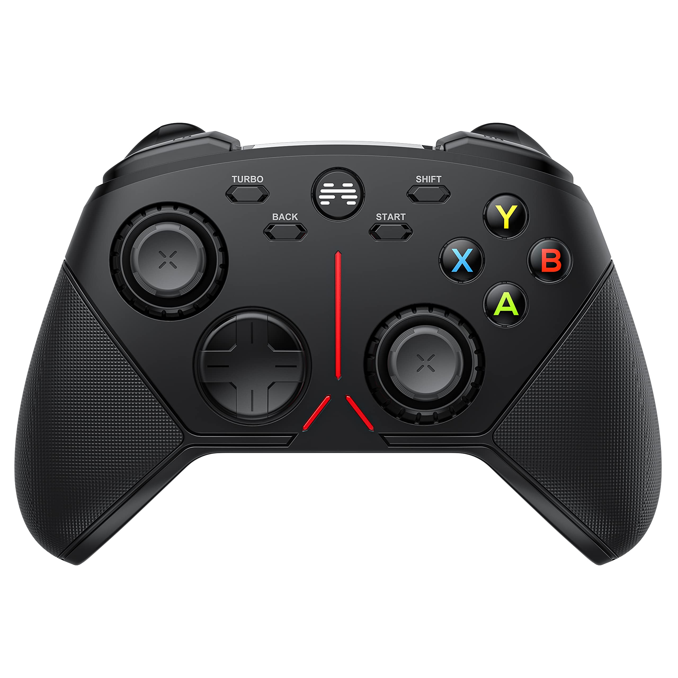 BEITONG Asura 3S PC Game Controller 2.4G Wireless Gamepad For Windows 7 8 10 11 Steam,950 mAh/Anti-wear Joystick Sensitivity Adjust Instant/Mechanic Keys/Trigger Locks/Modulary (Black)