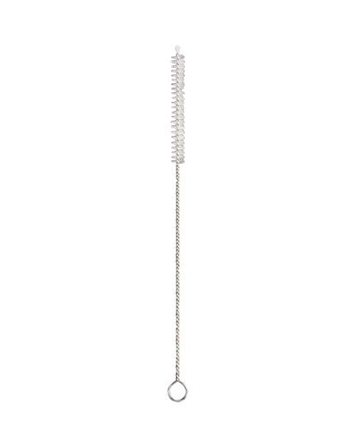 HIC Reusable Drinking Straws, Stainless Steel, Set of 4 with Cleaning Brush