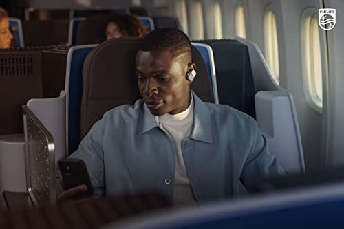 PHILIPS Fidelio T1 True Wireless Headphones with Active Noise Canceling Pro+, Audiophile Quality, White