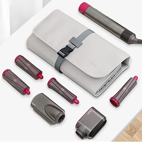 Ferbao Storage Bag for Dyson Airwrap Styler Accessories Hanging Travel Protective Case for HD01 HD03 Hair Dryer (Black)