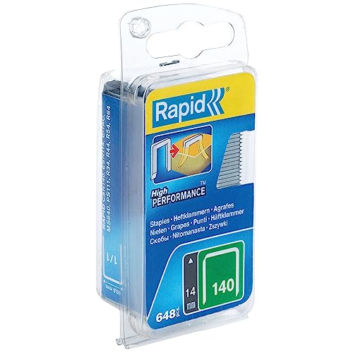 Rapid High Performance Staples, Diverging Points, No.140, Leg Length 14 mm, 40109576-648 Pieces