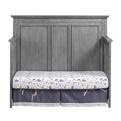 Oxford Baby Kenilworth 4-in-1 Convertible Crib, Graphite Gray, GreenGuard Gold Certified