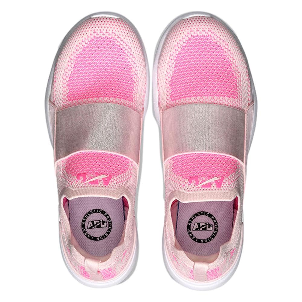 Athletic Propulsion Labs Women's Techloom Bliss Shoe, Bleached Pink/Fusion Pink/White, 8