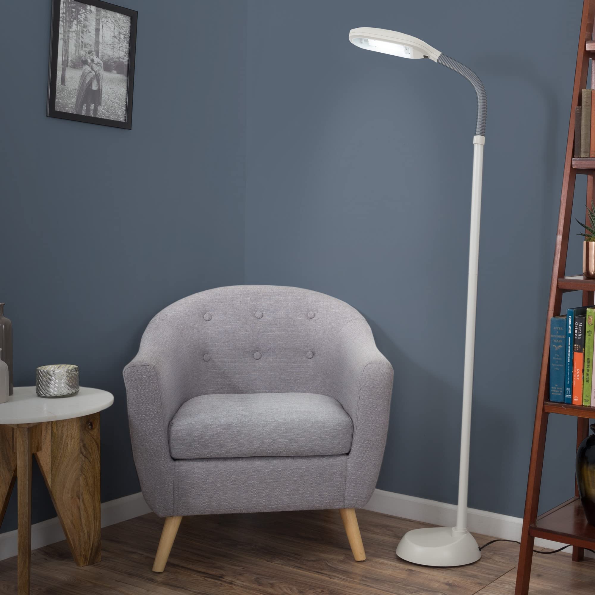 Bedford Home Sunlight Floor Lamp 5 Feet - White