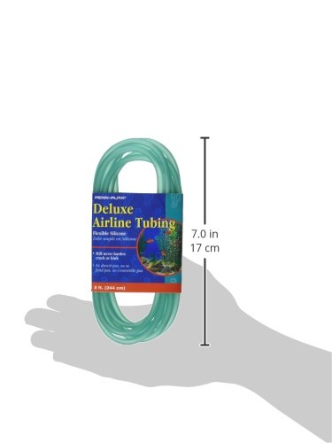 Penn-Plax Deluxe Airline Tubing for Aquariums β Made of Durable Silicone β Safe for Freshwater and Saltwater Fish Tanks β 8 Feet